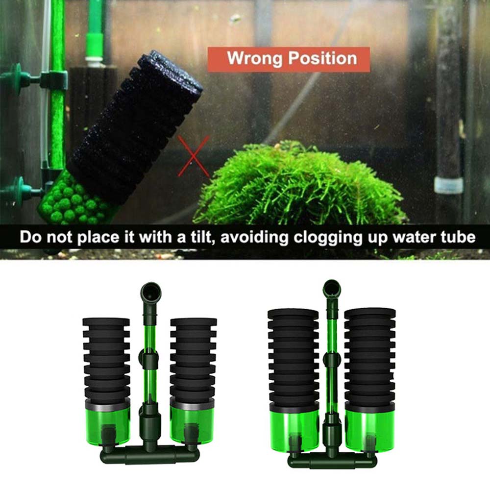 Clean for Fresh/Salt Water Fish Tank Equipment Sponge Filters Aquarium ...