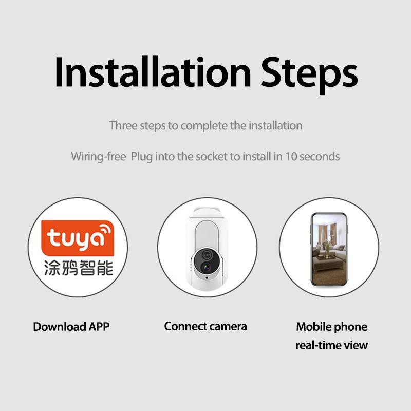 Cheap Tuya Wireless Security Camera CCTV Camera Home 2.4G WIFI Night ...