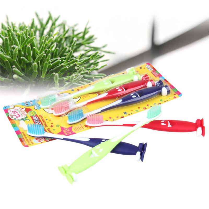 Buy 3Pcs/Lot Ultra Soft Bristle Hair Cartoon Smile Face Toothbrush for ...