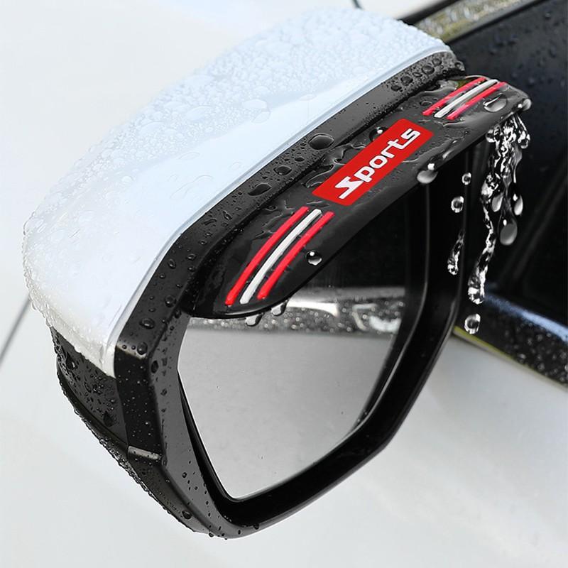 Buy 2pcs Car Rearview Mirror Rain Shield Cartoon Rain Eyebrow Sun Shade ...