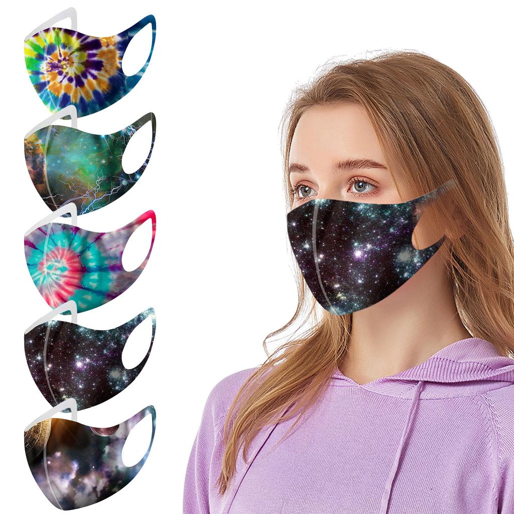 Buy Print Mouth Masks for Protection Face Mask Washable Earloop Mask at ...