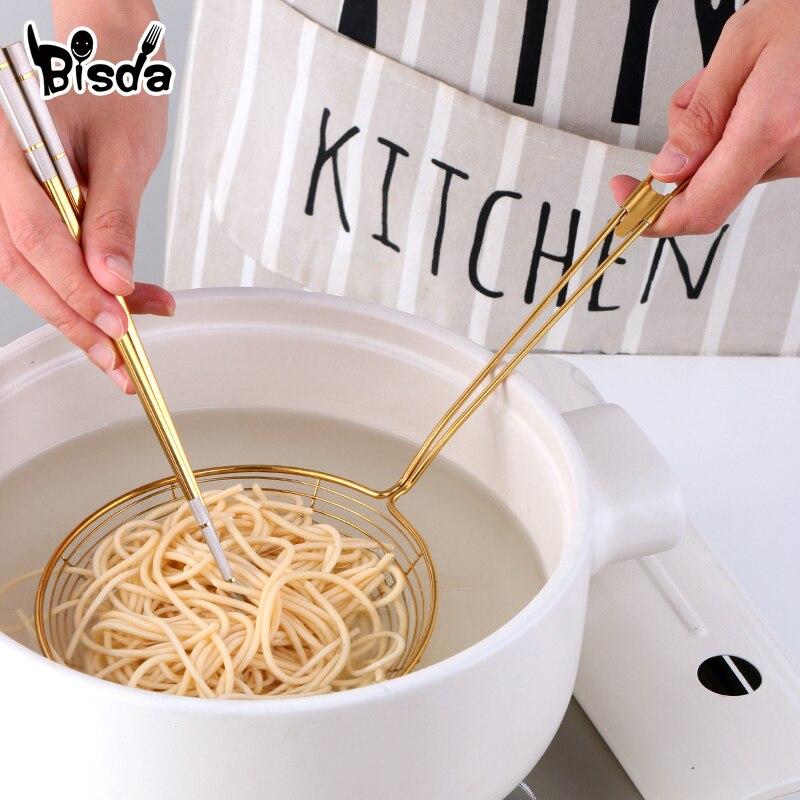 Satın alın Kitchen Sieve Colander Hot Pot Food Filter Noodle Strainers ...