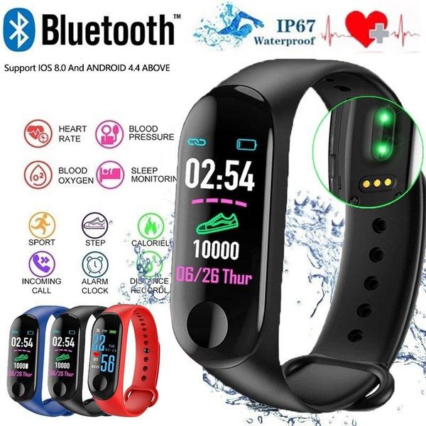 Cheap LED Digital Watch / Color Screen Smart Band Heart Rate Blood ...