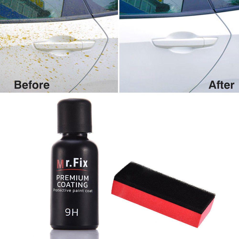 Buy 30mL 9H Hydrophobic Anti-scratch Car Glass Coating Liquid Ceramic ...