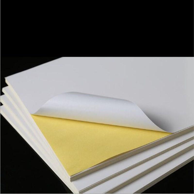 100 Sheets A4 Laser Printer Copier Craft Paper Self Adhesive Sticker ...