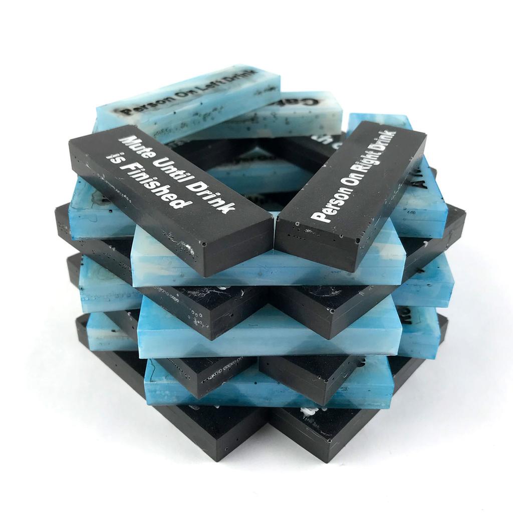 Buy DIY Family Party Game Jenga UV Crystal Epoxy Mold Stacking Building ...
