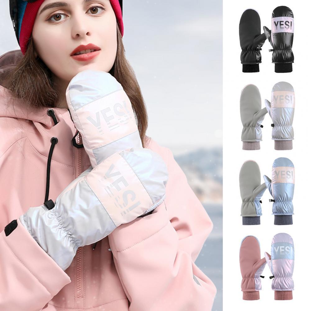Buy 2-in-1 Mittens Ski Gloves Snowboard Men Women Female Snow Winter ...