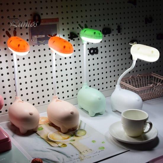 Buy For College Dorm Multi purpose Table Lamp Eye protection Cartoon ...