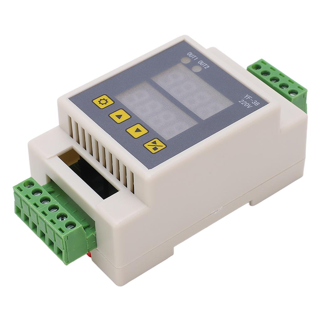 Cheap Timer Module 2 Channel Accurate LCD Screen ABS Delay Module White ...