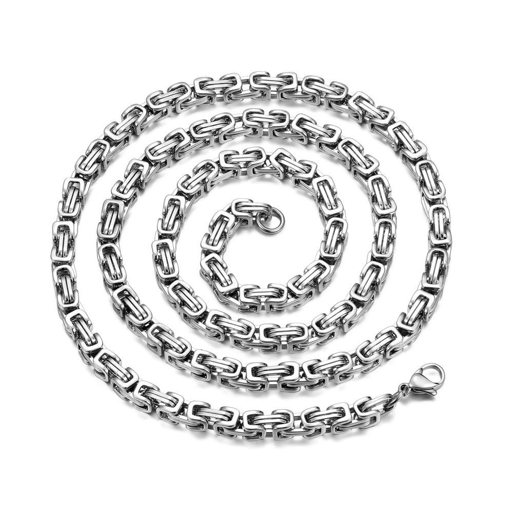 Cheap European and American hip hop personality titanium steel ...