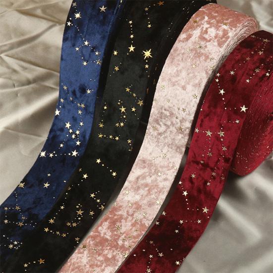 Christmas Grosgrain Ribbons Star Pattern Stylish Soft Durable Party ...