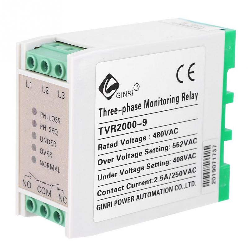 Voltage Monitoring Relays Phase Sequence Protection Relay,208-480VAC ...
