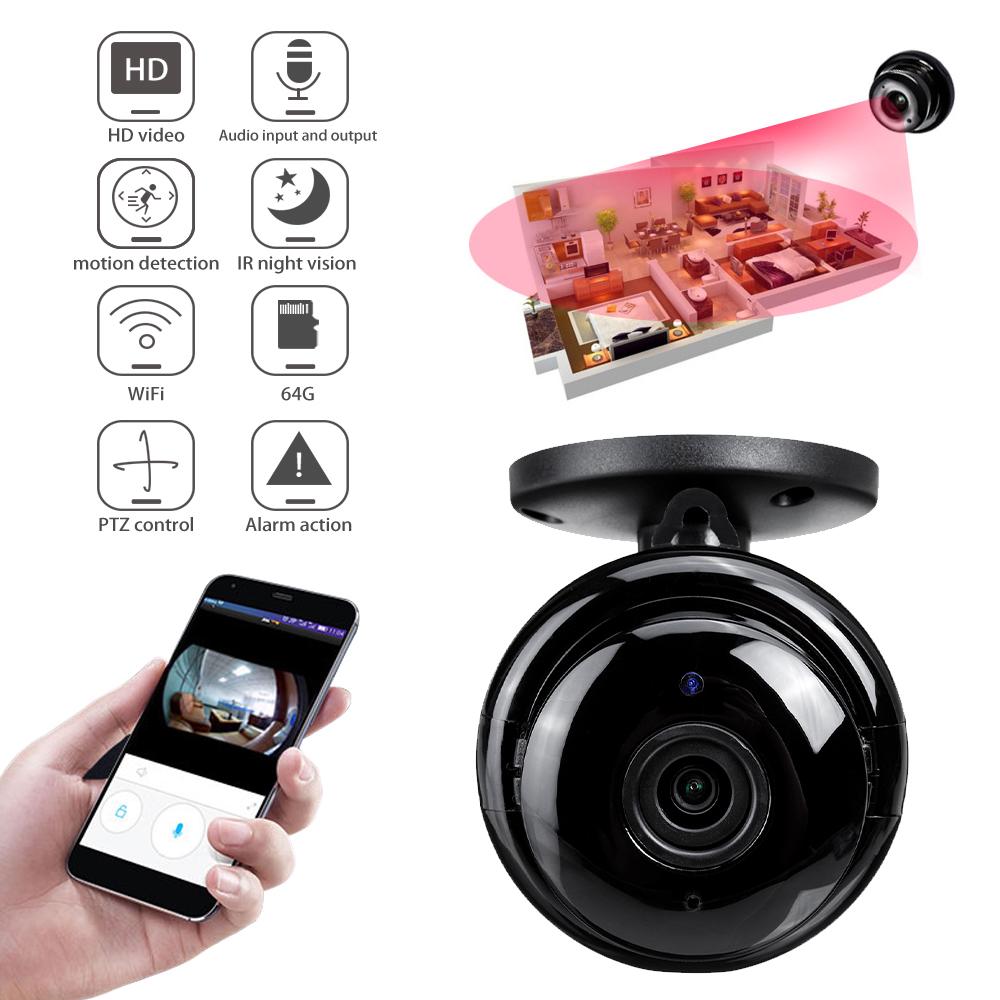 Buy 128G Mini 360 Degree Wireless Fisheye WiFi HD 1080P IP Camera ...