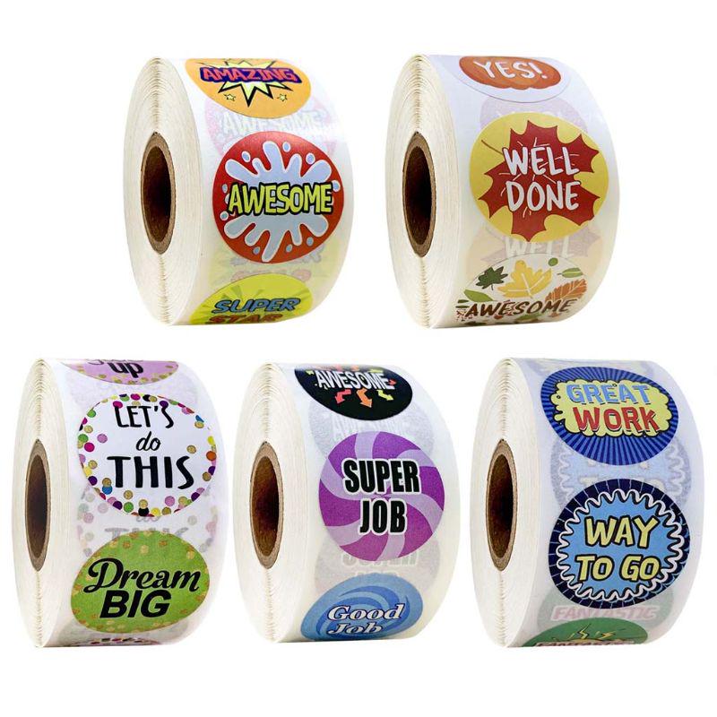 Cheap 500pcs/roll Toys Stickers Diary Scrapbooking Teacher Incentive ...