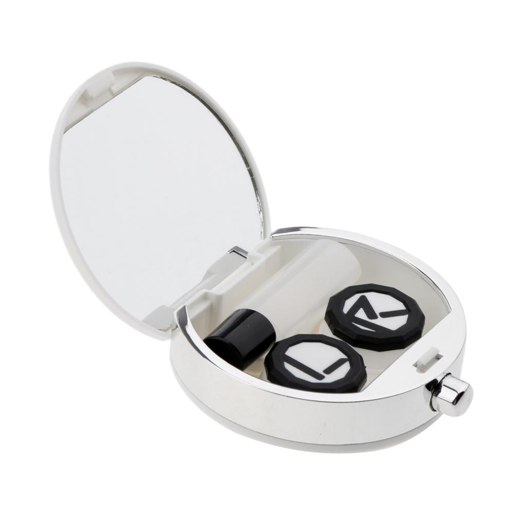 Buy Contact Lens Case Box Container Holder Eye Care Kit With Mirror ...