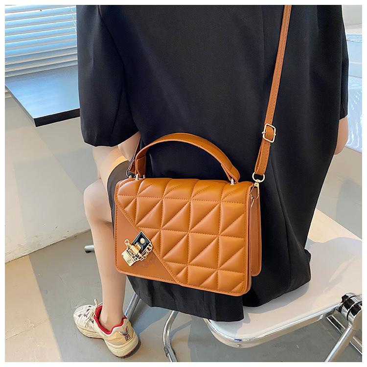 Buy Women's Bag Retro Solid Color Small Bag Handbag Fashion Embossed ...