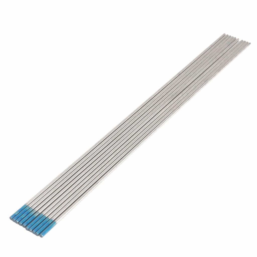 10PCS WL20 Tungsten 2% Lanthanated Blue Tip TIG Welding Electrodes 1 ...