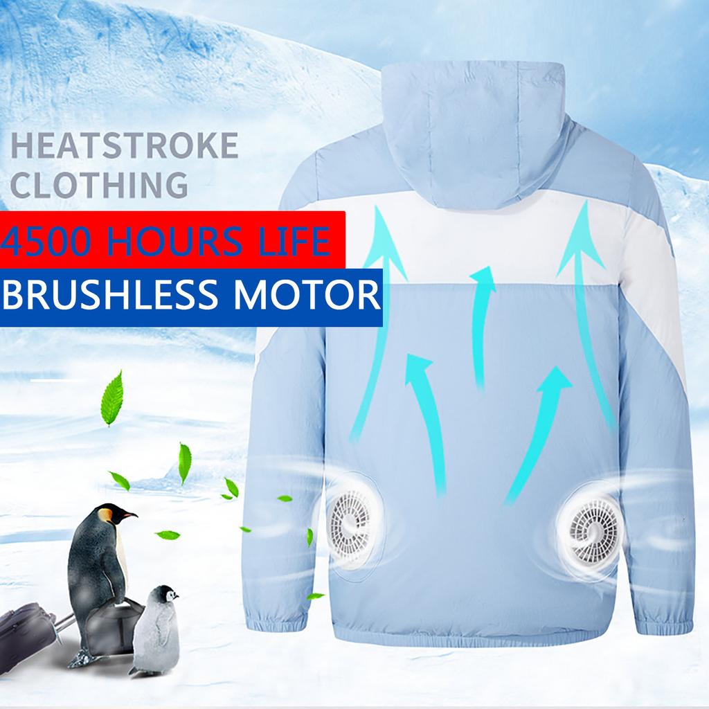 Buy Unisex Air-conditioning Clothing Coat Outdoor Sports Work ...