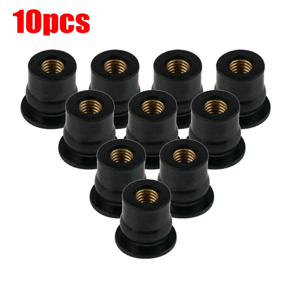 Satın alın Auto Acc-10PCS / KIT Universal Rubber Nuts M6 Neoprene Nuts ...
