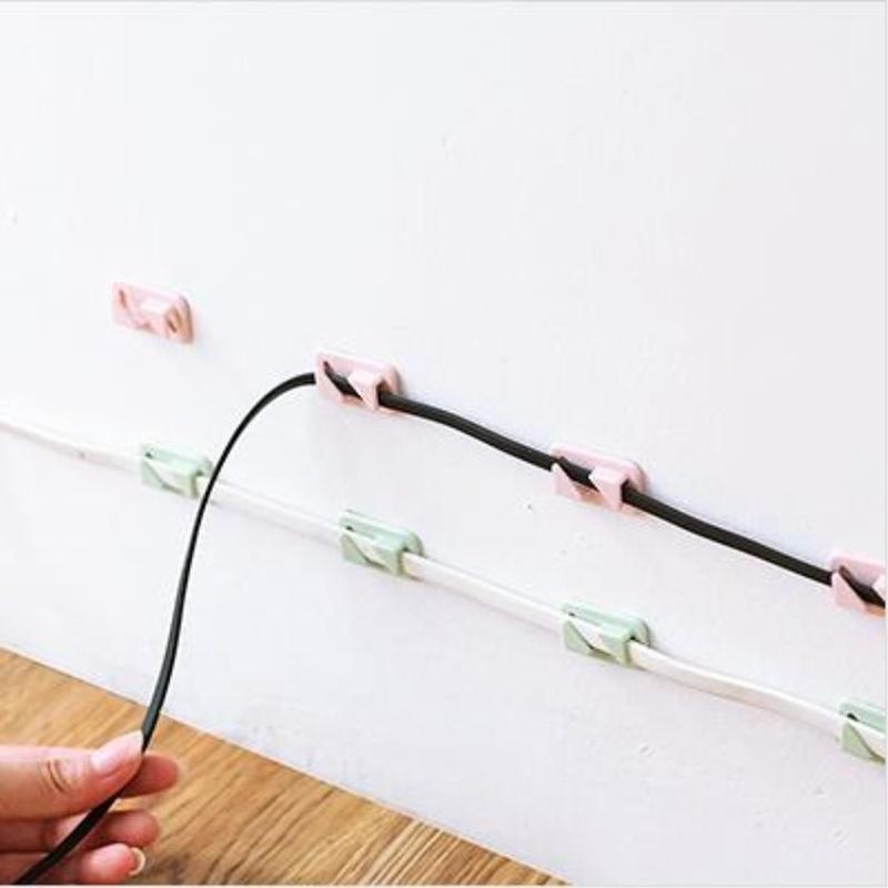 Buy 12 Pcs of Desktop Wire Fixing Buckle Adhesive Mini Cable Clamp at ...