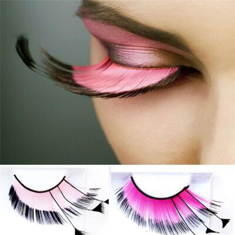 Buy 1pair Handmade False Eyelashes Exaggerated Feather False Eyelash ...