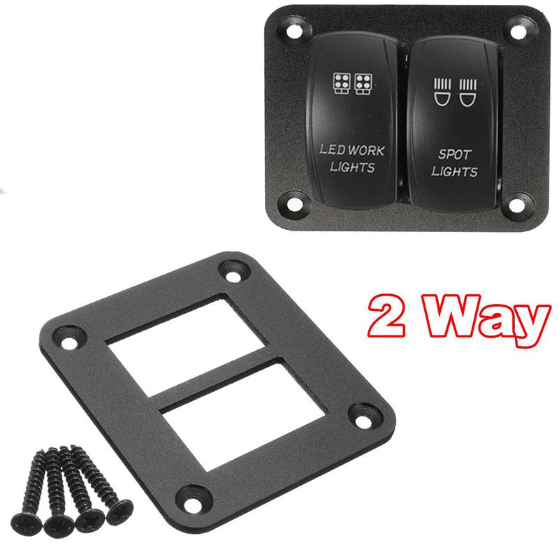 Buy Aluminum 2 Gang Carling ARB Rocker Switch Dash Mount Holder Housing ...