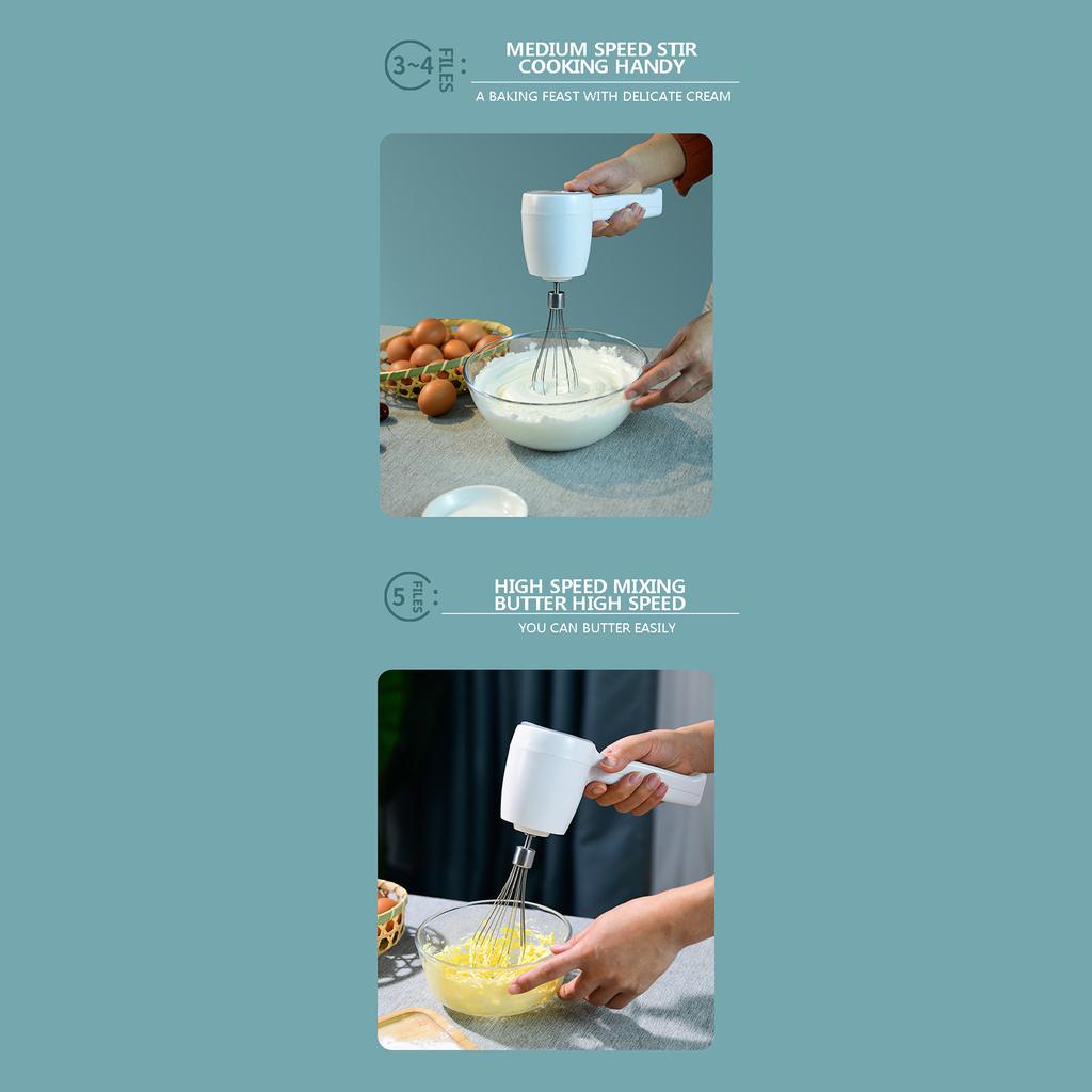 Cheap (AP)Wireless Electric Whisk Hand-held Rechargeable Baking Tool ...