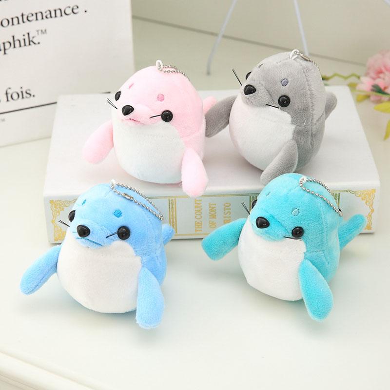 Buy 10cm Kawaii Seals Plush Toy Soft Sea Dog Animal Plush Doll Cute ...