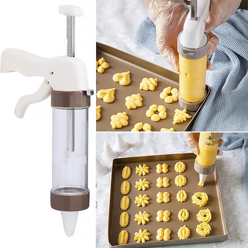 Buy Biscuit Machine Maker Icing Cookie Press Set Bakery Tool at ...