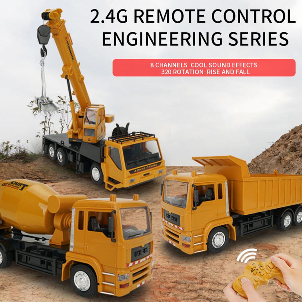 Buy 2.4G Engineering Vehicle 320 Degree Rotatable Table Crane Car ...