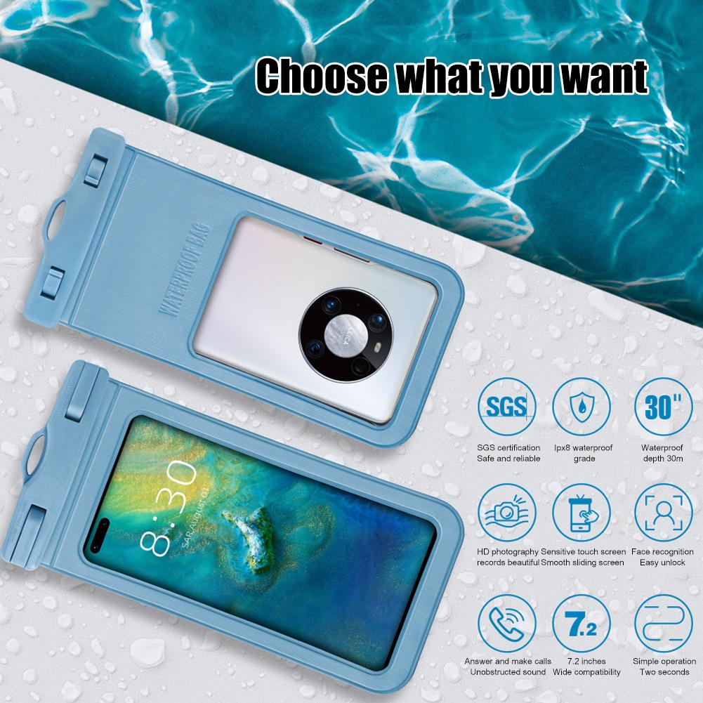 Buy IPX8 Universal Waterproof Phone Case Deepwater Proof Bag Swim ...
