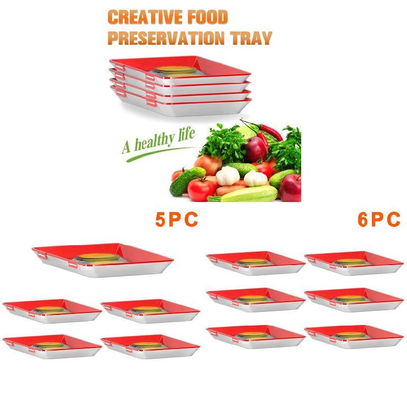 Buy Food Healthy Container Storage Tray Plastic Tools Kitchen ...