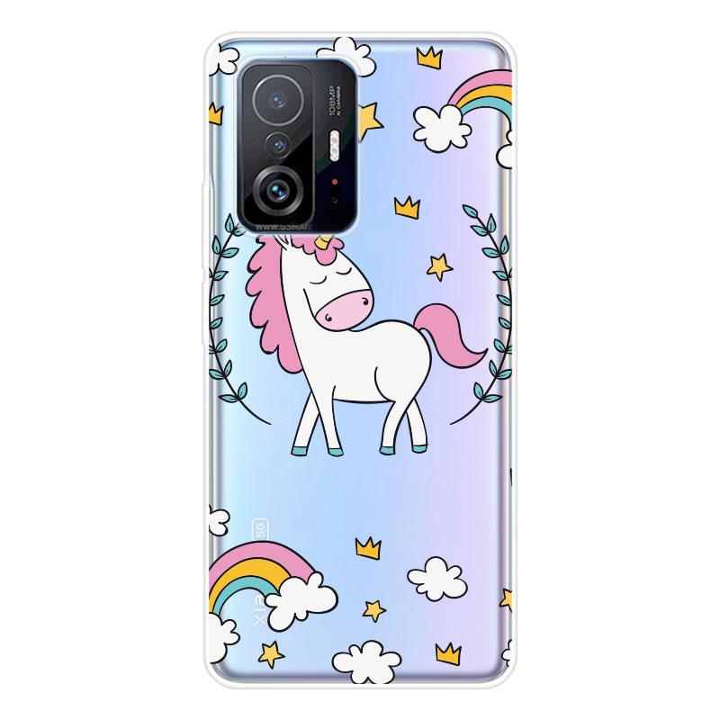 Buy For Xiaomi 11T Pro 11 T Case Soft Silicone Back Cover Cartoon Phone ...