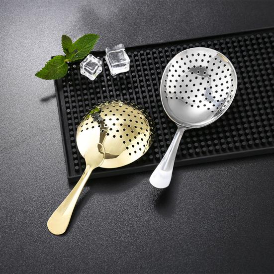 Buy Comfortable Grid Fast Drain Cocktail Strainer Special Rounded Edge ...