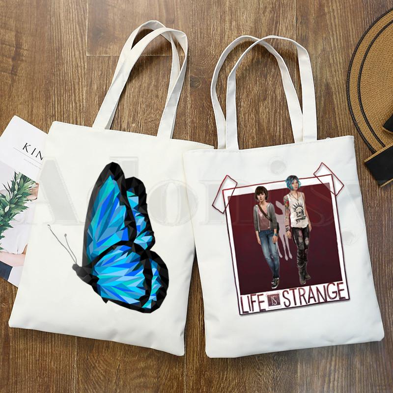 Cheap Life Is Strange Graphic Cartoon Print Shopping Bags Girls Fashion ...