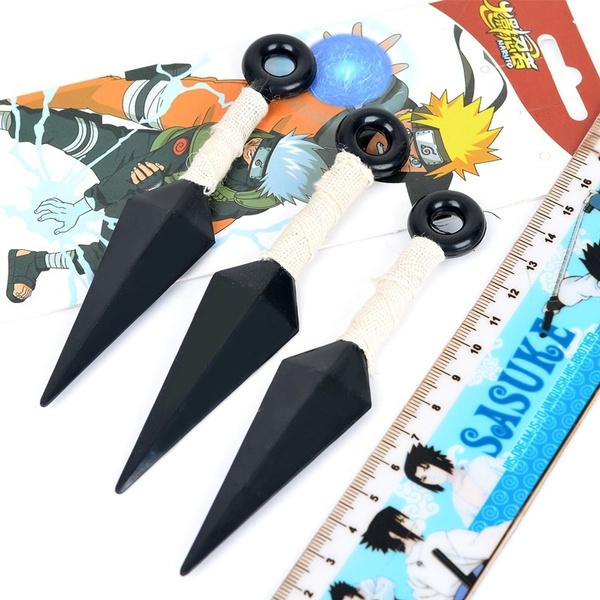 Buy 2020 Fasion Anime Naruto Kunai Shuriken Cosplay Props Plastic Ninja ...