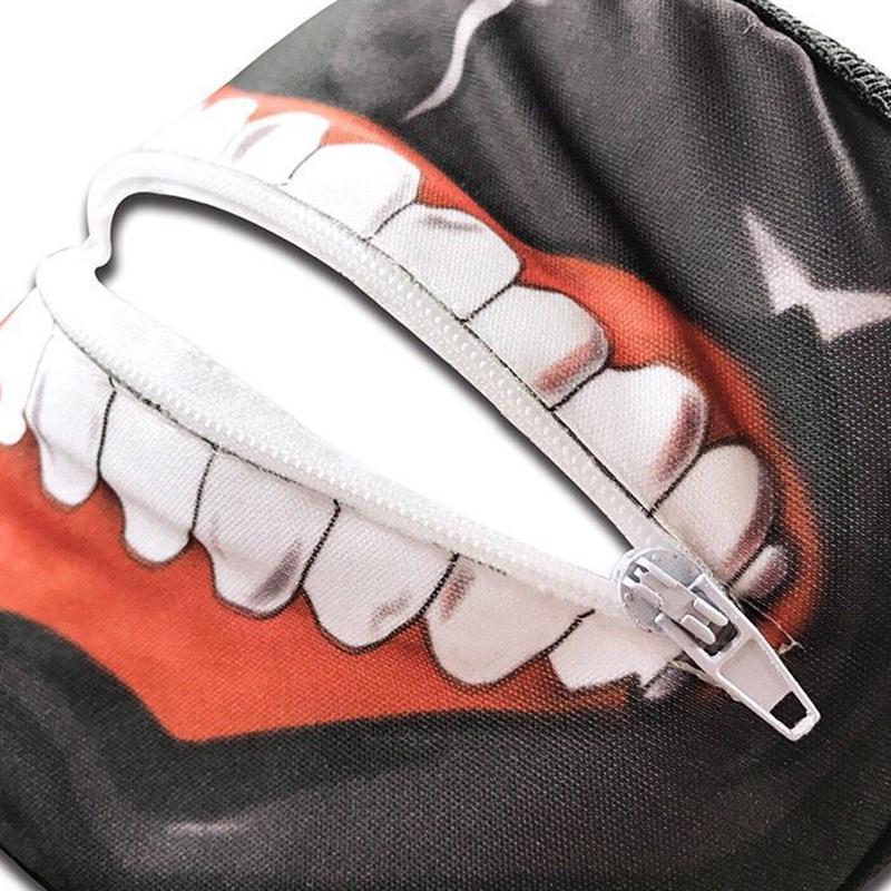 Buy 1Pc Cartoon Face Mask Zipper Cycling Anti-Dust Anime Tokyo Ghoul ...