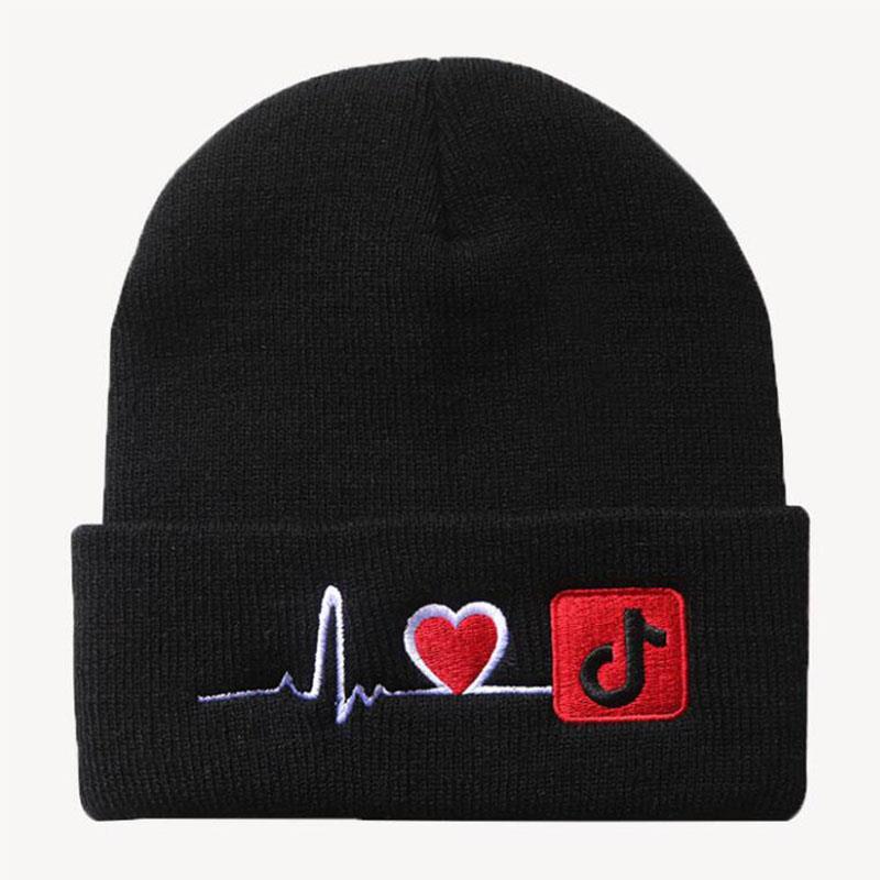 Buy Tik Tok Winter Warm Women and Men Beanie Pure Color Anti-dirty ...