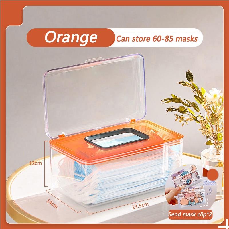 Buy Mask Storage Box Mask Box Multifunctional Household Mask With Lid ...