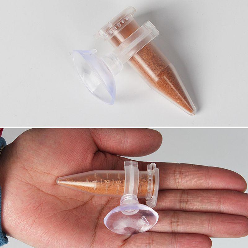 Buy Plastic Aquarium Fish Tank Feeding Cup Fish Food Feeder Brine ...