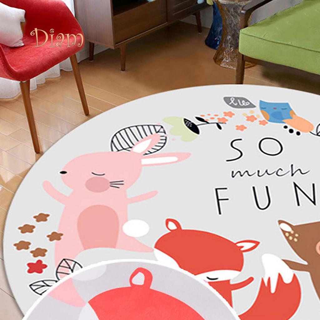 Buy HOHO Cartoon Animal Printed Non-slip Bath Living Room Mat Floor ...