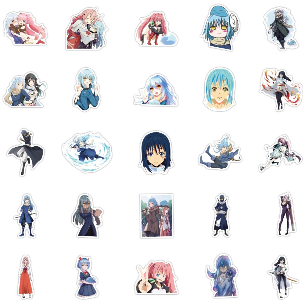 Buy 50pcs Kids Stickers That Time I Got Reincarnated As A Slime Anime ...