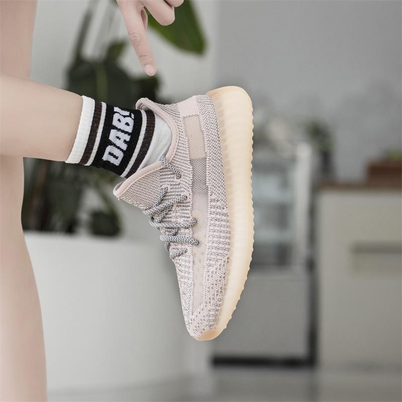 Buy New Style 350 Boost V2 Men Women Sport Shoes Outdoor Air Mesh ...