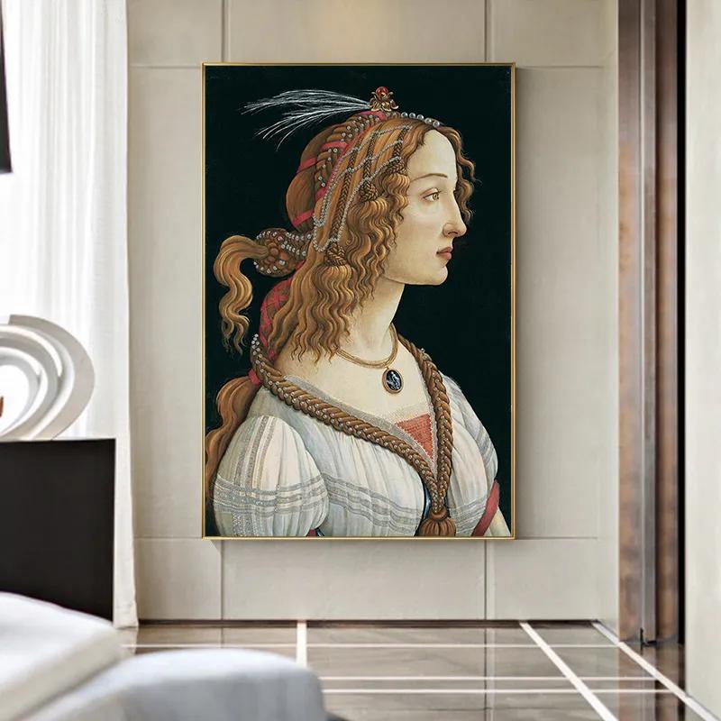 Satın alın Famous Painting By Sandro Botticelli Cavans Painting Woman ...