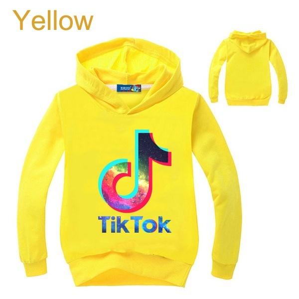 Buy Fashion Kids Clothes Tik Tok Printed Hoodies Children Long Sleeve ...