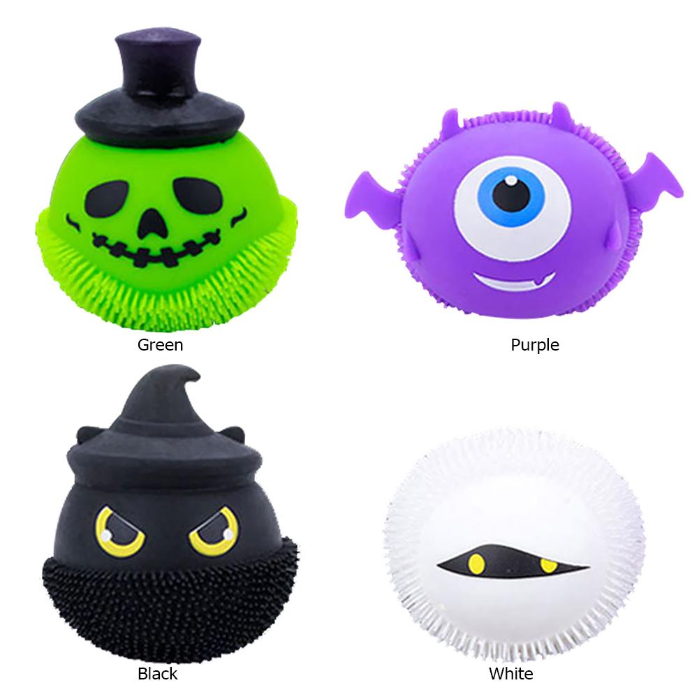 Buy Halloween Devil Luminous Balls Glowing Stress Reliever Unzip ...