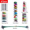 67Pcs Almighty Mixed Fishing Lure Bait Set Wobbler Crankbaits Swimbait ...