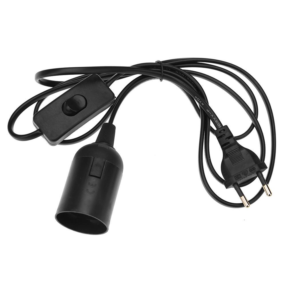 E27 Lamp Bases with Switch Wire for Pendant Bulb Hang Light (Lamp ...