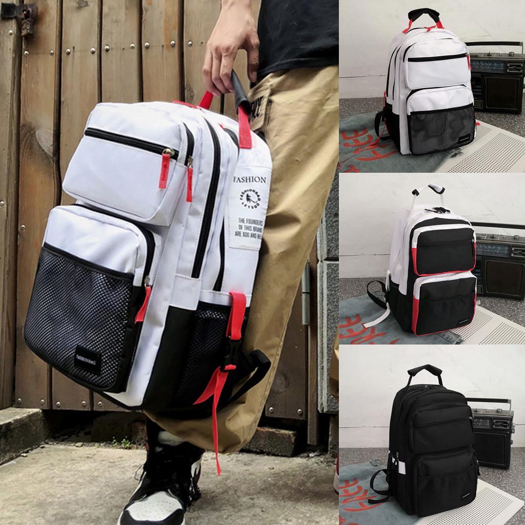 Unisex Mesh Oxford Backpack,Large Capacity Bags,Fashion Package ...