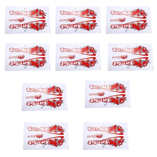 Buy 10Pcs LB-WS-551/LB-WS-552 Motorcycle Sticker Easy Application Self ...